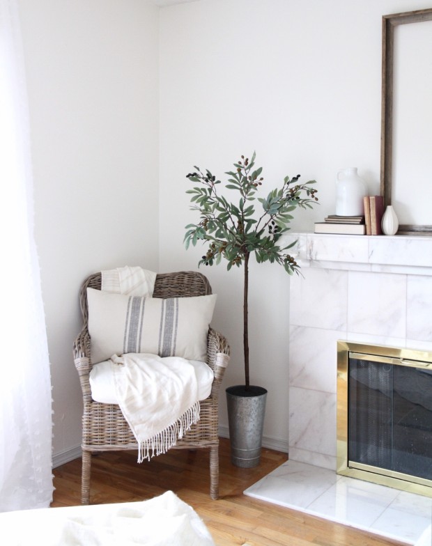 DIY faux olive tree