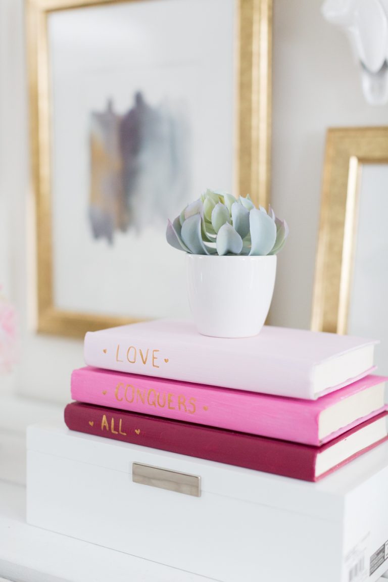 DIY Painted Book Cover