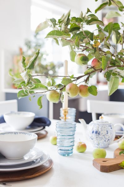 Apple Branch Tablescape