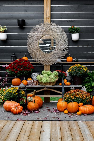 Fall Outdoor Bench