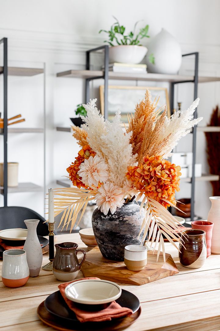 Modern Fall Tablescape