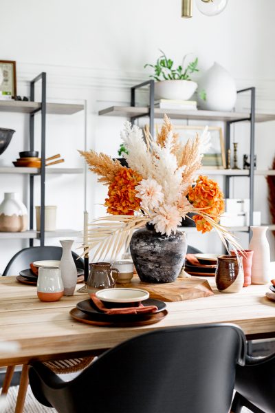 Modern Fall Tablescape