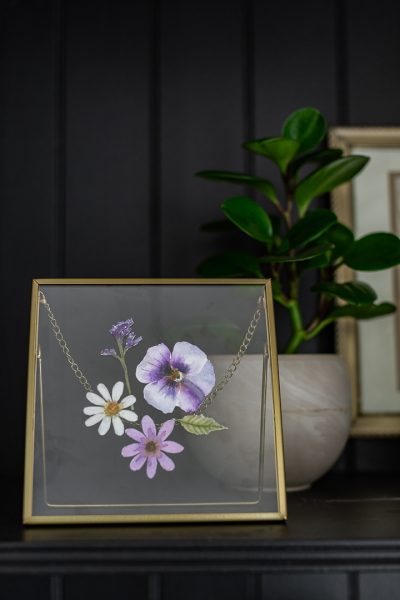 Framed Watercolor flowers
