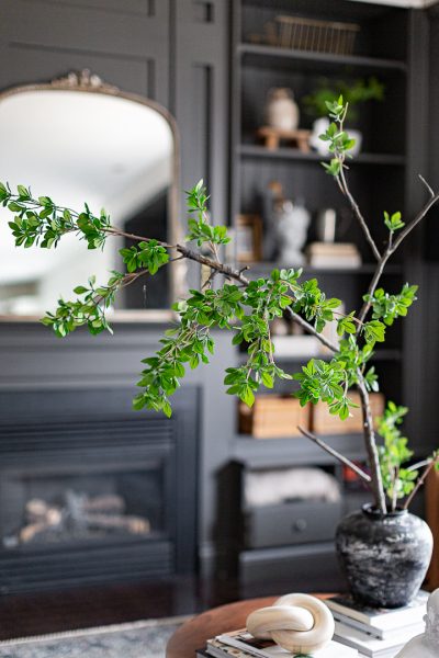 DIY Oversized Greenery Branch