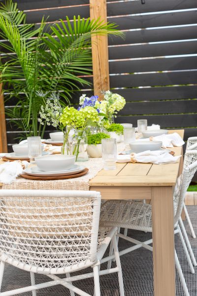 The table is actually metal but made to look like wood . I think that’s ...