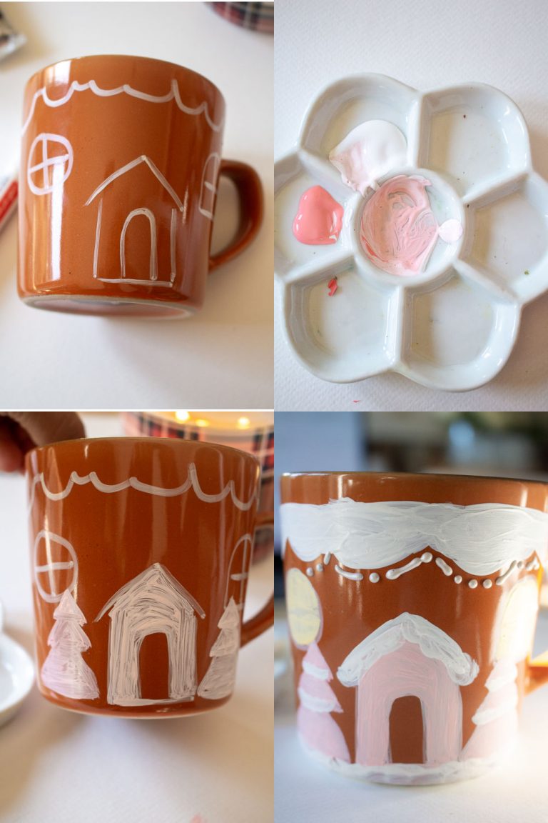Viral Gingerbread House Christmas Mug DIY