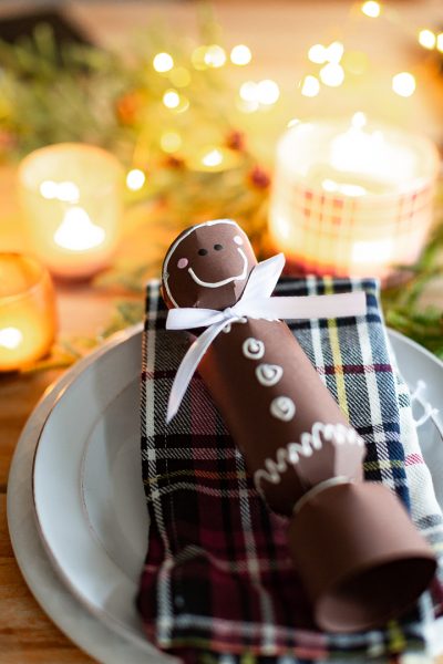 How to Make a Gingerbread Man Christmas Cracker