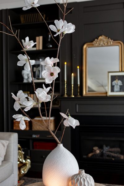 DIY Faux Magnolia Branch