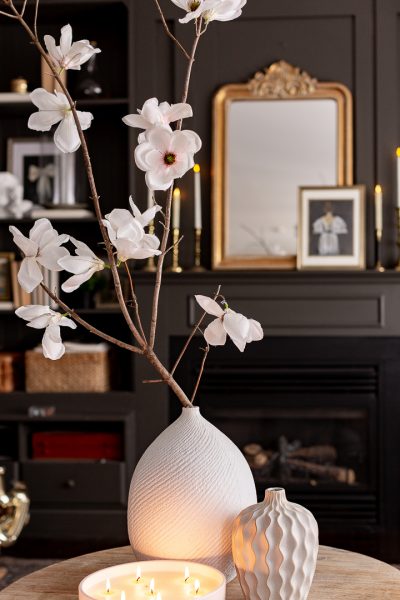 DIY Faux Magnolia Branch