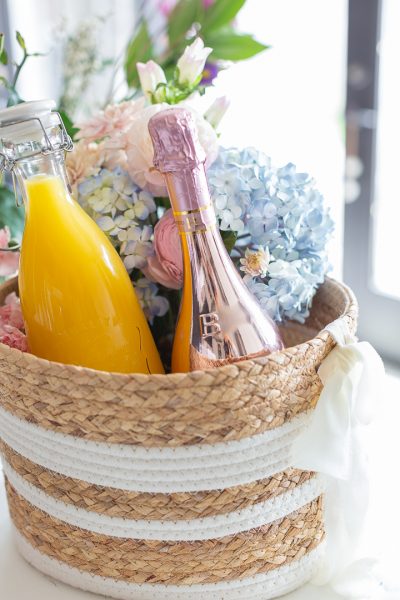 Mimosa Gift Basket Idea