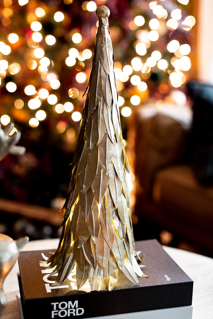 DIY Metal Tabletop Christmas Tree